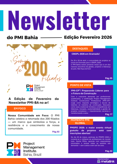 Revista PMI - PMI-BA